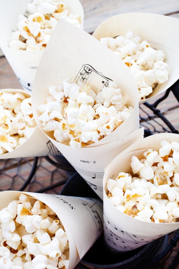 Popcorn stock image. Image of container, detail, buttered - 30020433
