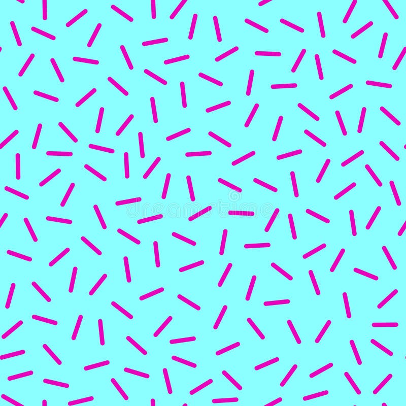 Pop Culture Nineties Seamless Pattern Background. Vector Stock Vector ...