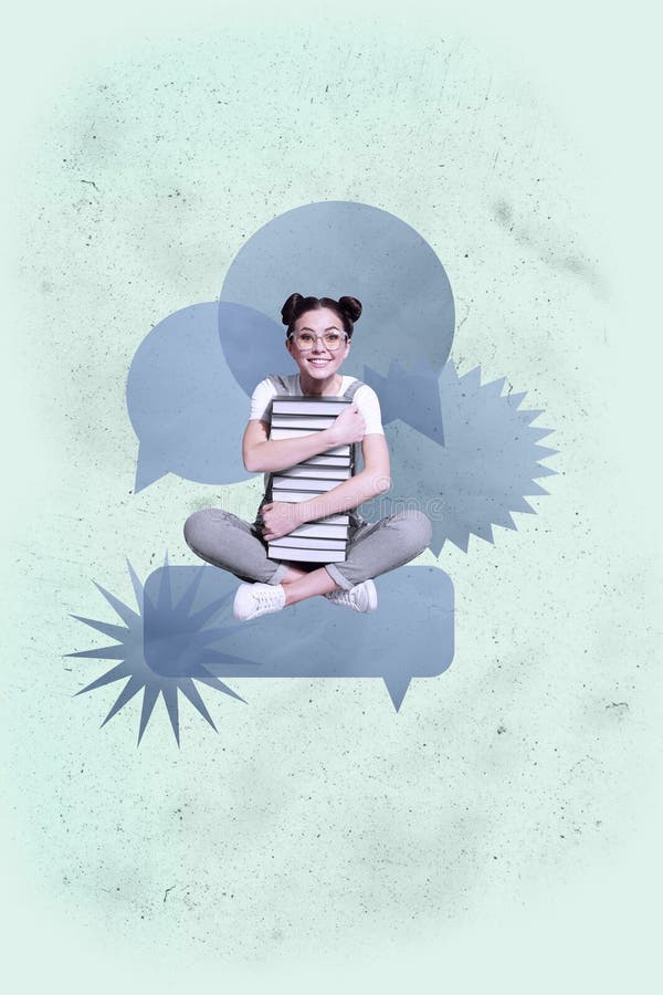 Sketch Vertical Photo Collage of Happy Girl Guy Scream Megaphone ...