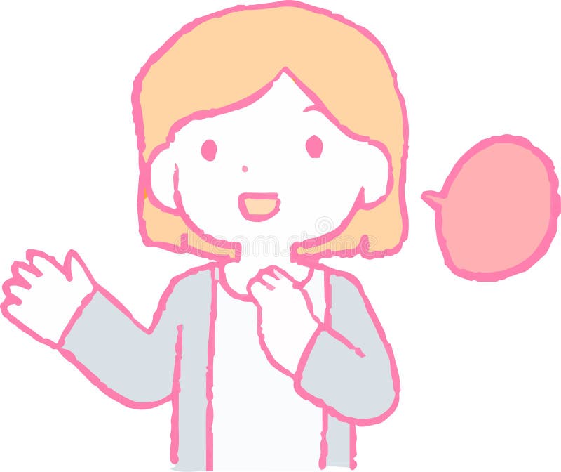 Pop Illustration of Cute People Having a Conversation Stock Vector ...