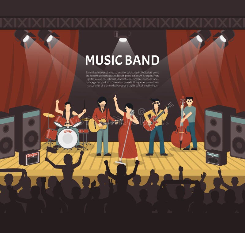 Young Singer Music Concert Stock Illustrations – 5,310 Young Singer ...