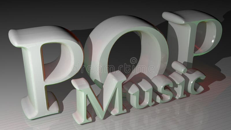 POP Music stock illustration. Illustration of music, author - 60534657