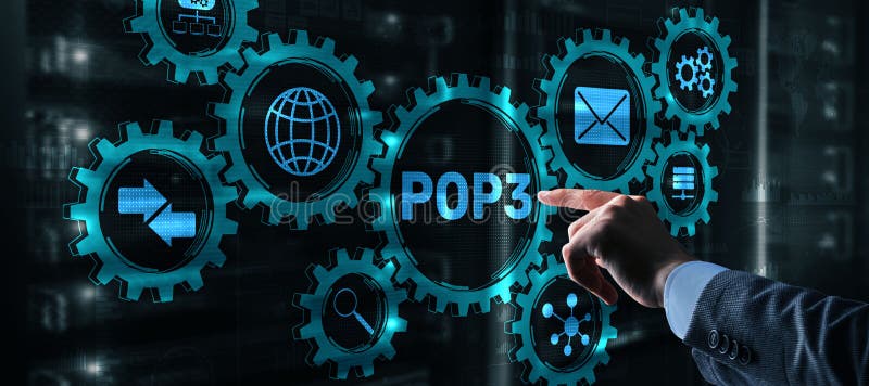POP3. Post Office Protocol Version 3 Stock Photo - Image of concept ...
