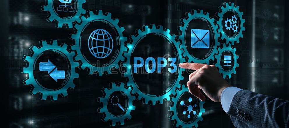 POP3. Post Office Protocol Version 3 Stock Photo - Image of concept ...