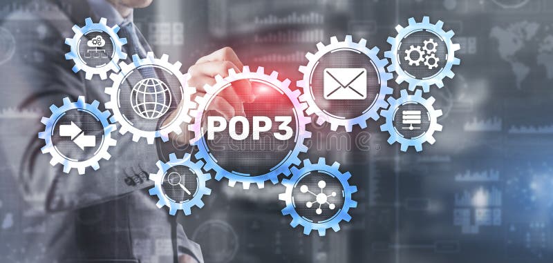 Pop3 Protocol. it Technology Internet Concept Stock Image - Image of ...