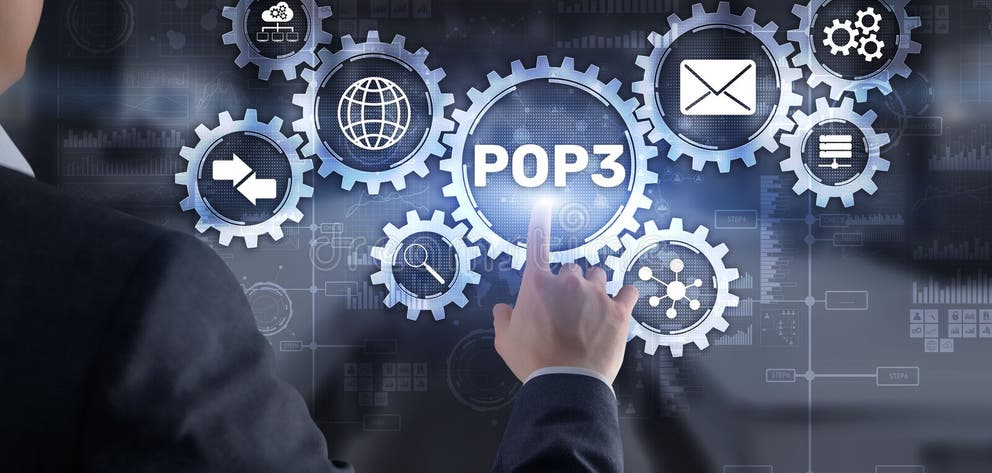 Pop3 Protocol. it Technology Internet Concept Stock Image - Image of ...