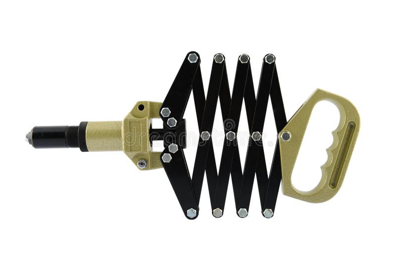 Pop Rivet Gun, Wrench and Pop Rivets Stock Photo - Image of metalwork ...