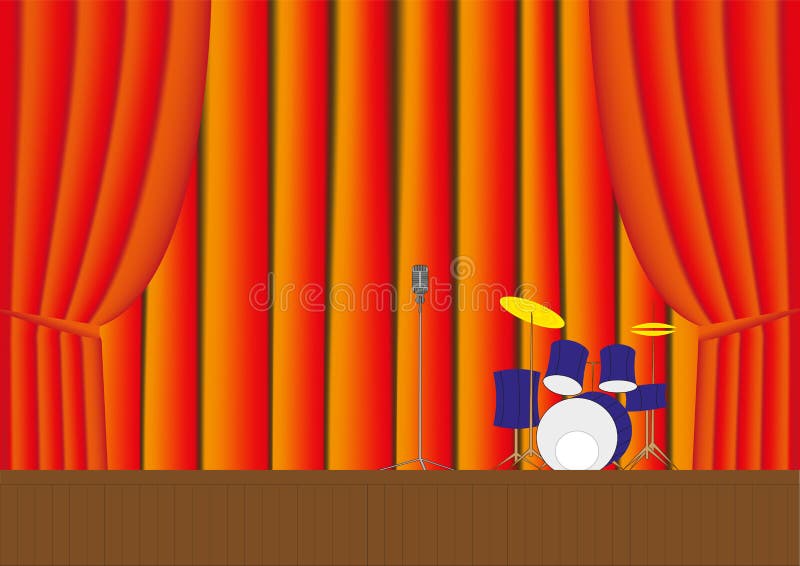 Pop scene stock vector. Illustration of place, scene - 28056425