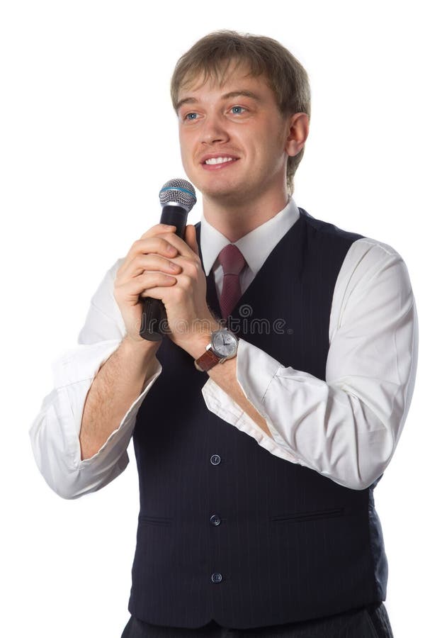 Pop singer stock image. Image of holding, disco, concert - 24556741