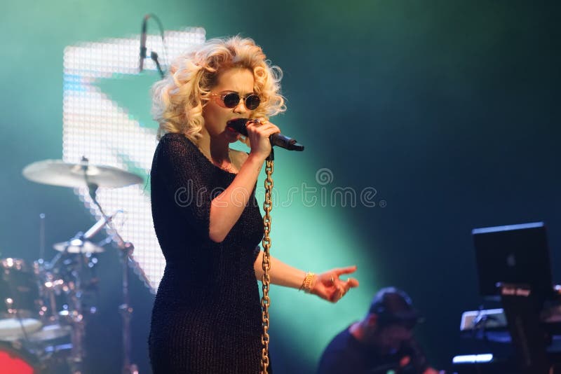 Pop singer - Rita Ora editorial stock image. Image of musical - 28145359