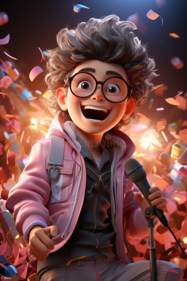 Pop star singer stock illustration. Illustration of musician - 20800962