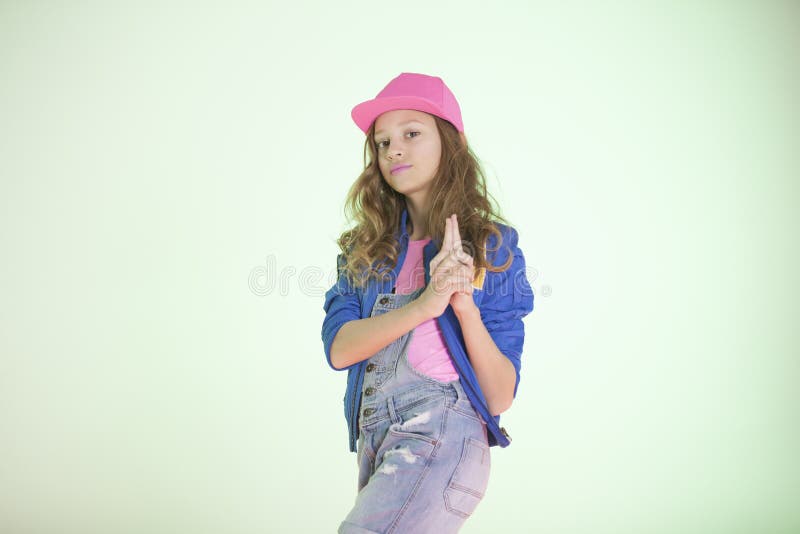Pop style girl stock image. Image of jacket, colored - 68852329
