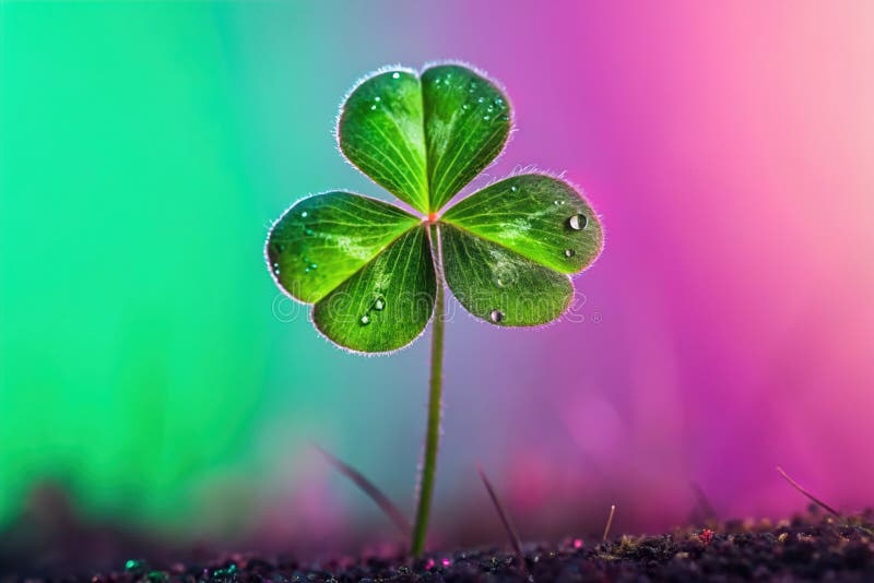 Pop Surrealism Clover, Exaggerated Pop Surrealism Clover, Surreal ...