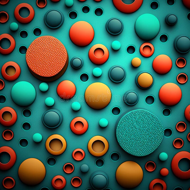 Pop-it Textured Background (generative AI) Stock Illustration ...