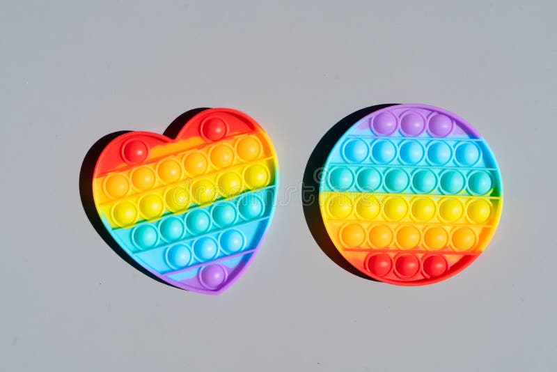 Pop it toy stock image. Image of fidget, antistress - 221945339