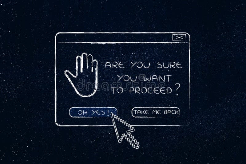 Pop-up Question about Proceeding and Pointer on the Affirmative Stock ...