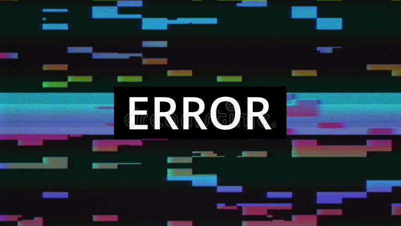 Glitch Error Video Damage. Visual Video Effects Stripes Background, Tv ...