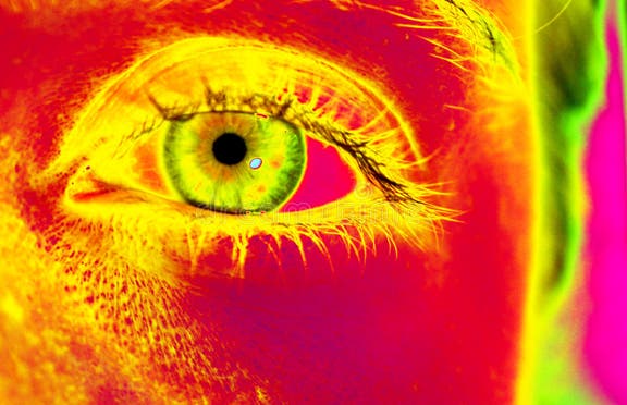 Popart - Eye I stock illustration. Illustration of excitement - 246015