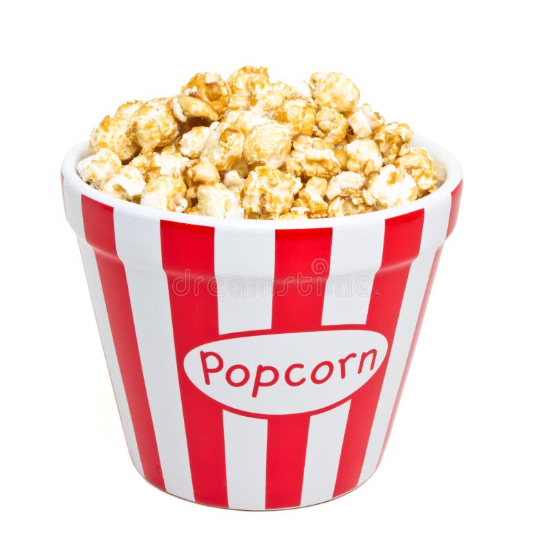 Bag of Pink popcorn stock image. Image of blue, line - 17729481