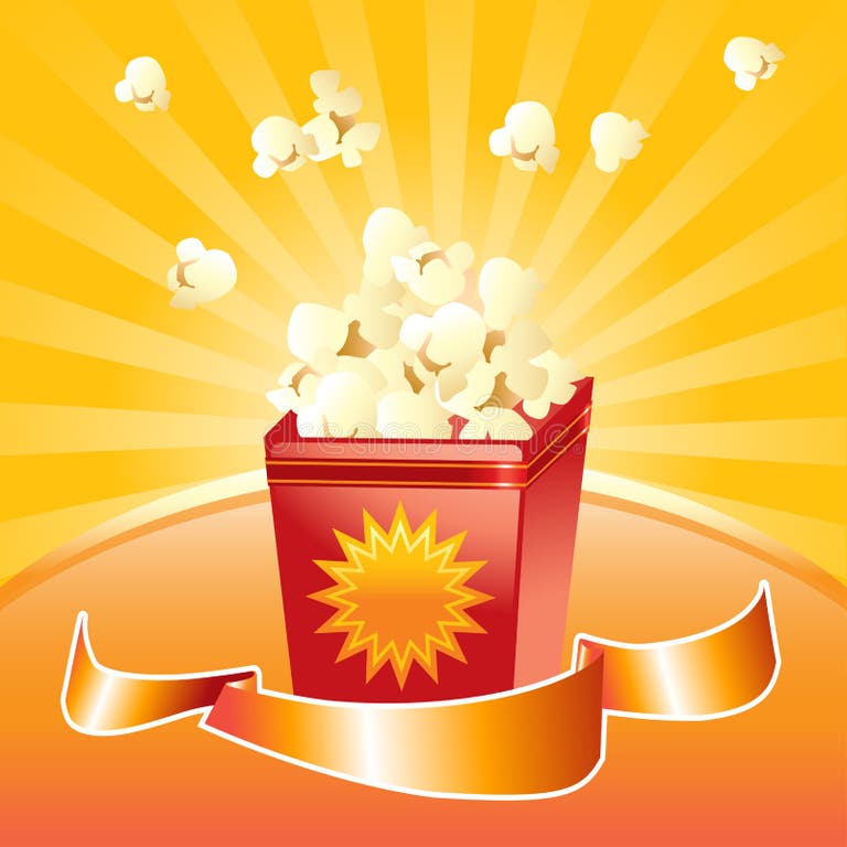Classic Popcorn Box Stock Illustrations – 3,660 Classic Popcorn Box ...