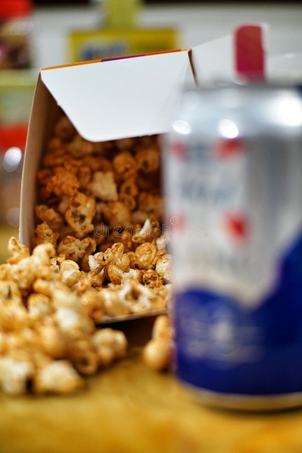 Popcorn and beer stock photo. Image of exhibition, midnight - 149411786