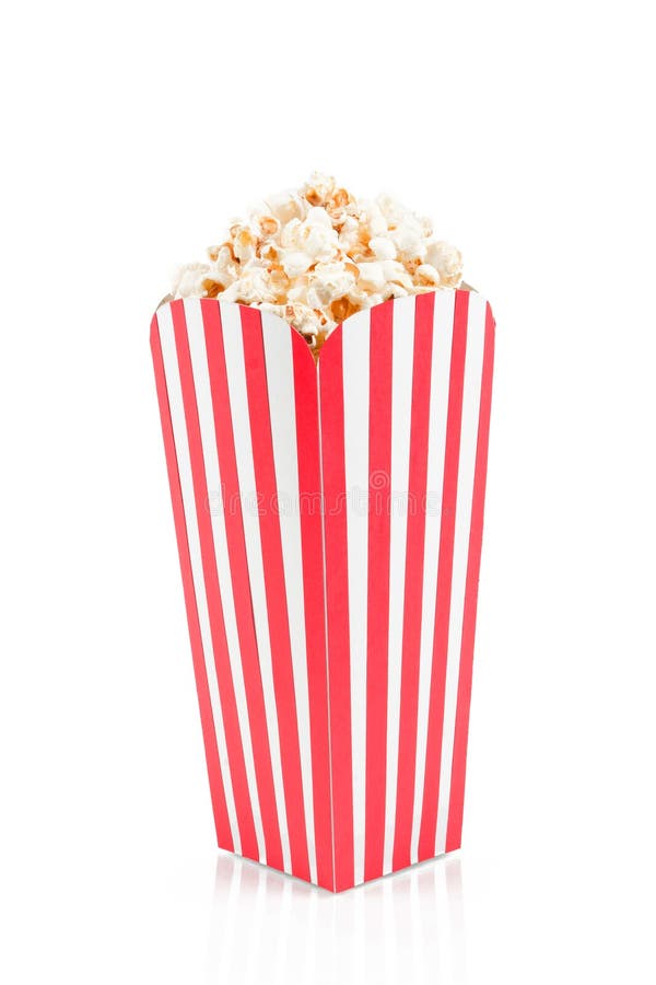 Popcorn box stock image. Image of bucket, cinema, retro - 41954729