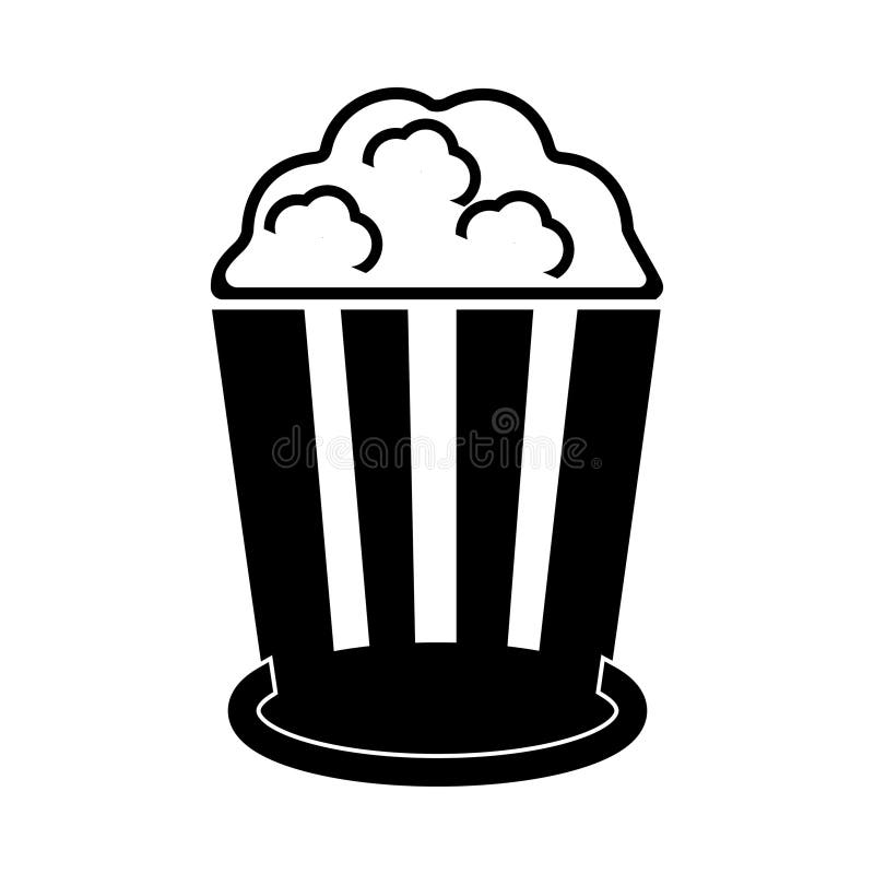 Popcorn, Bucket, Snack, Corn, Popcorn Icon Stock Illustration ...