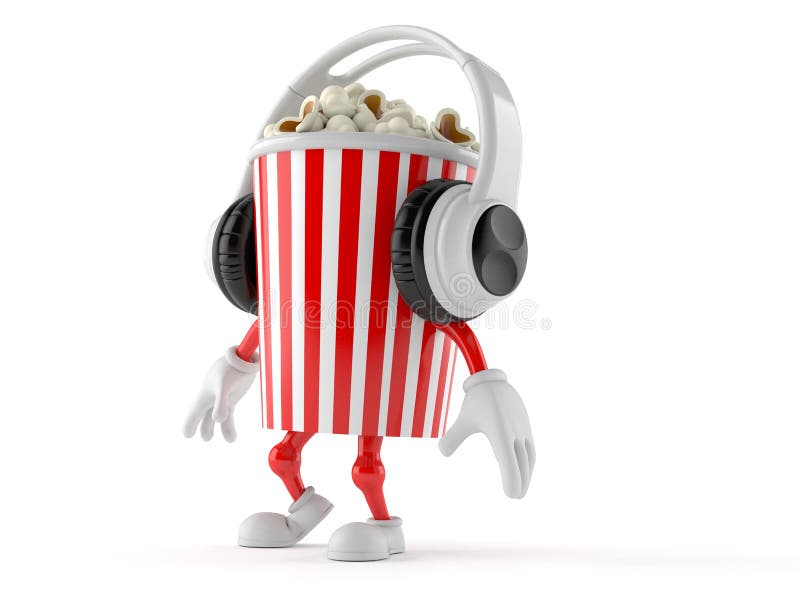 Popcorn Character Looking at Question Mark Symbol Stock Illustration ...