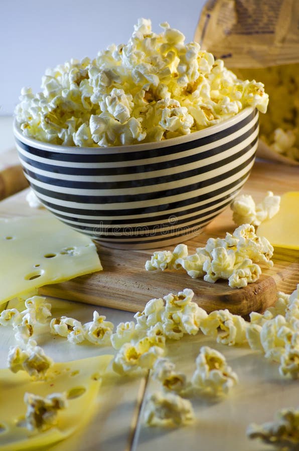 Popcorn cheese salty taste stock photo. Image of fresh - 106273940