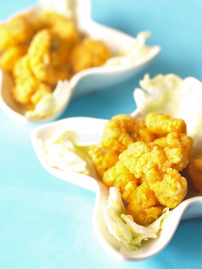 Popcorn chicken stock image. Image of macro, food, color - 13406911
