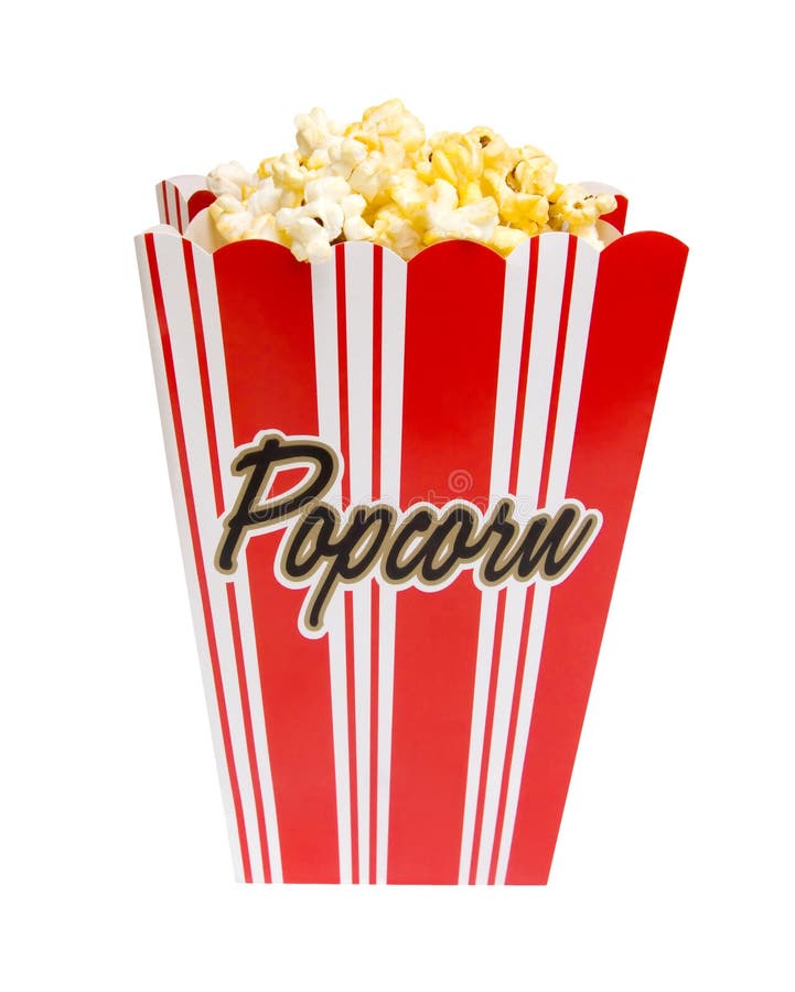 Popcorn with Clipping Path stock photo. Image of isolated - 9898486