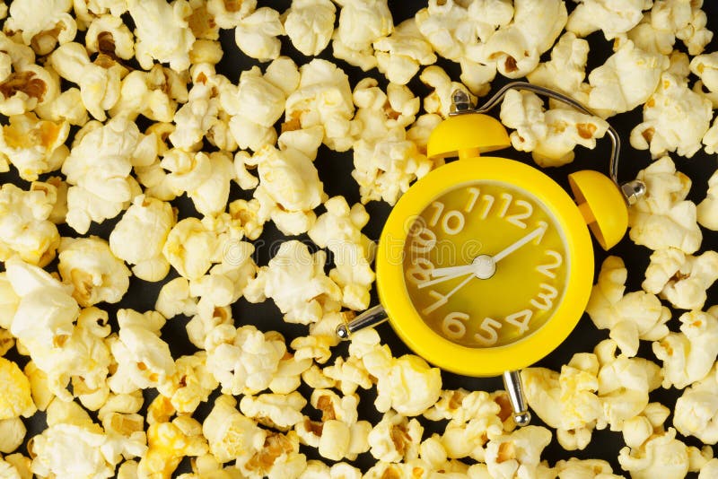 Background from Popcorn. Top View of Pop Corn Stock Image - Image of ...
