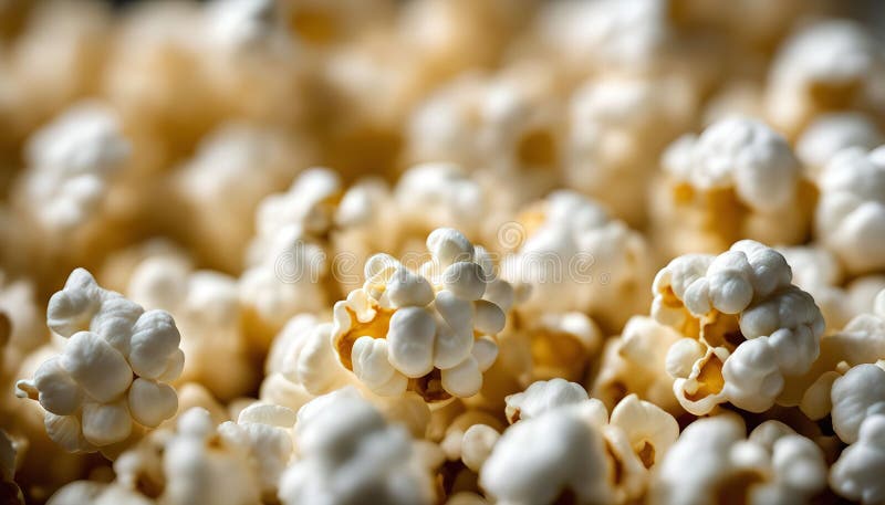Popcorn Closeup stock illustration. Illustration of buttery - 348579368