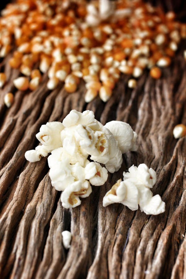 Popcorn and corn grain stock photo. Image of ripe, snacking - 33604220