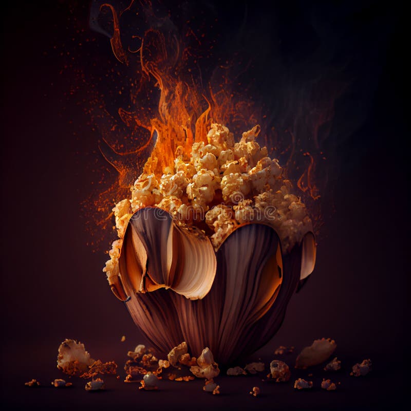 Popcorn Exploding Stock Illustrations – 126 Popcorn Exploding Stock ...