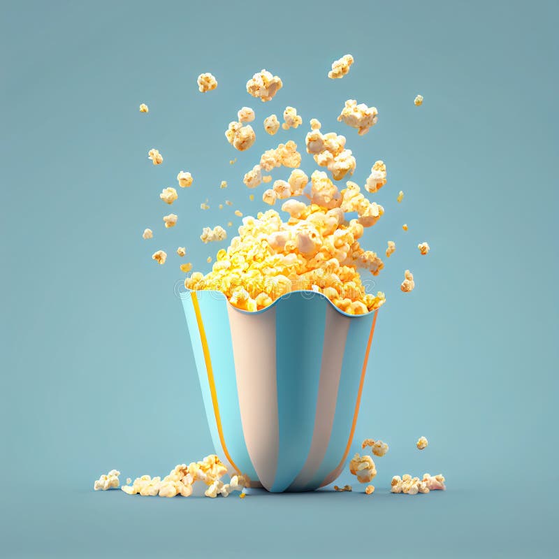 Popcorn Exploding Stock Illustrations – 131 Popcorn Exploding Stock ...