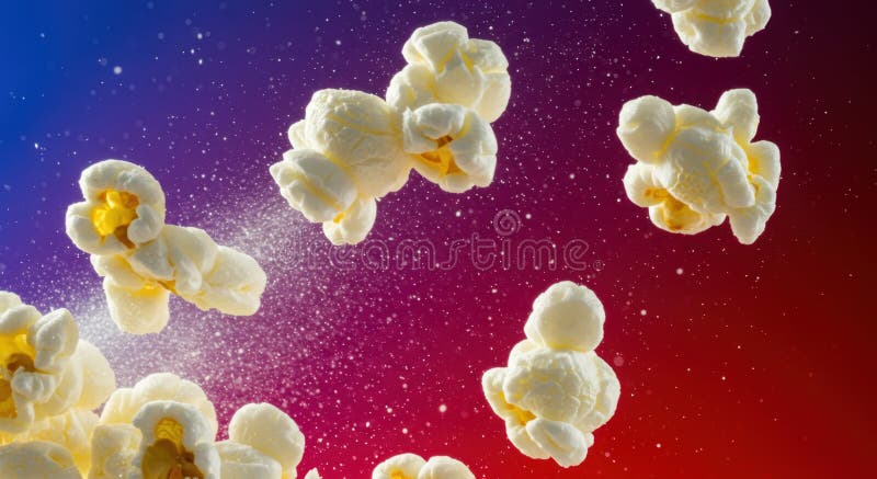 Vibrant Popcorn Explosion Abstract Background Stock Photos - Free ...