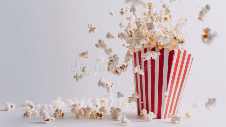 The Popcorn Explosion.AI Generated Image Stock Image - Image of home ...