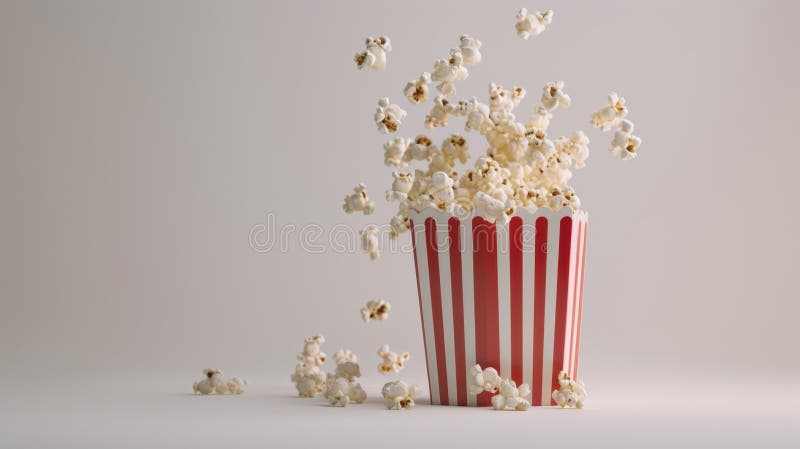 The Popcorn Explosion. AI Generated Stock Image - Image of popcorn ...