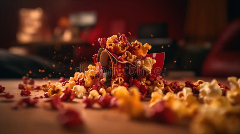 Popcorn Explosion Stock Illustrations – 355 Popcorn Explosion Stock ...