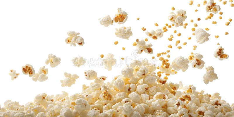 Popcorn Explosion, Generated Ai Image Stock Illustration - Illustration ...