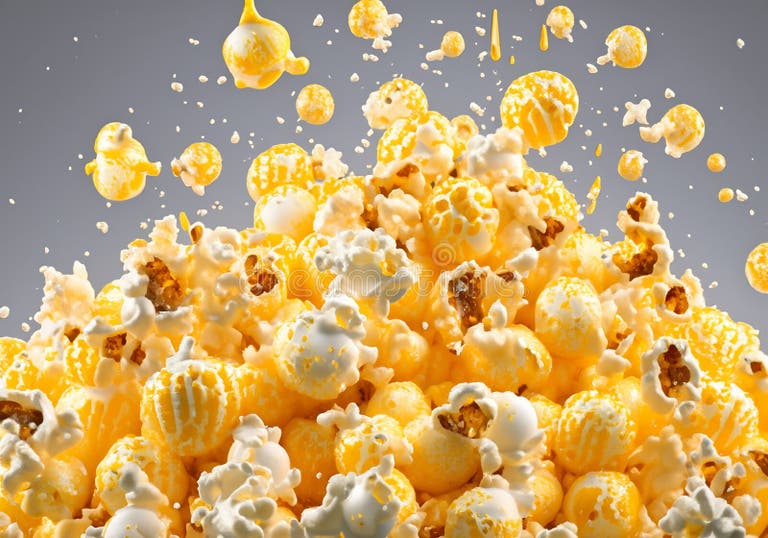 Popcorn explosion stock illustration. Illustration of cardboard - 304098448