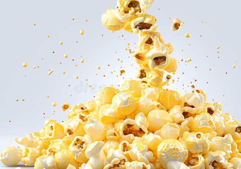 Popcorn explosion stock illustration. Illustration of film - 304098453