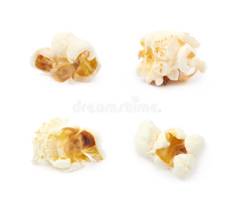 Popcorn flake isolated stock image. Image of background - 92897423