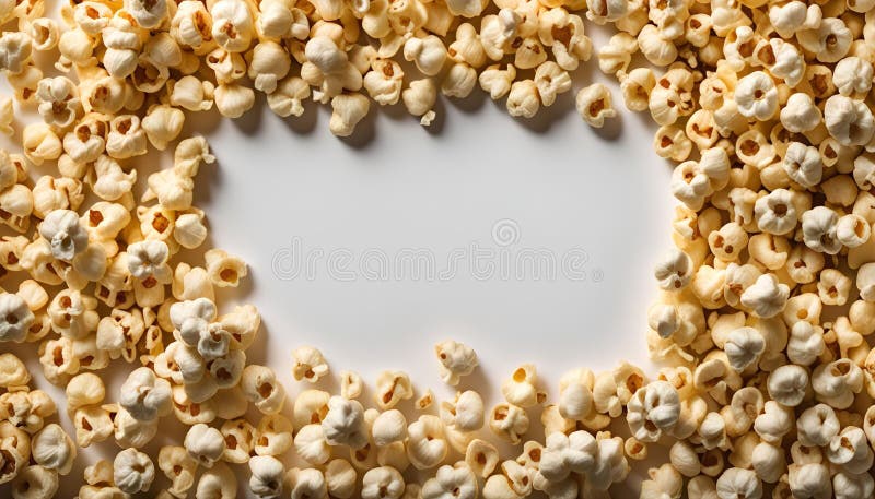 Popcorn Frame Background stock illustration. Illustration of snack ...