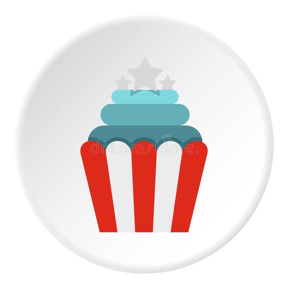 Popcorn icon circle stock vector. Illustration of sweet - 108600067