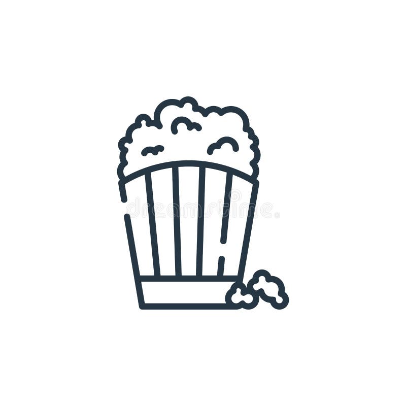 Popcorn Line Art Icon Stock Illustrations – 4,256 Popcorn Line Art Icon ...