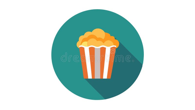 Popcorn Kernel Icon, Snack Food Graphic, Vector Design Generative AI ...