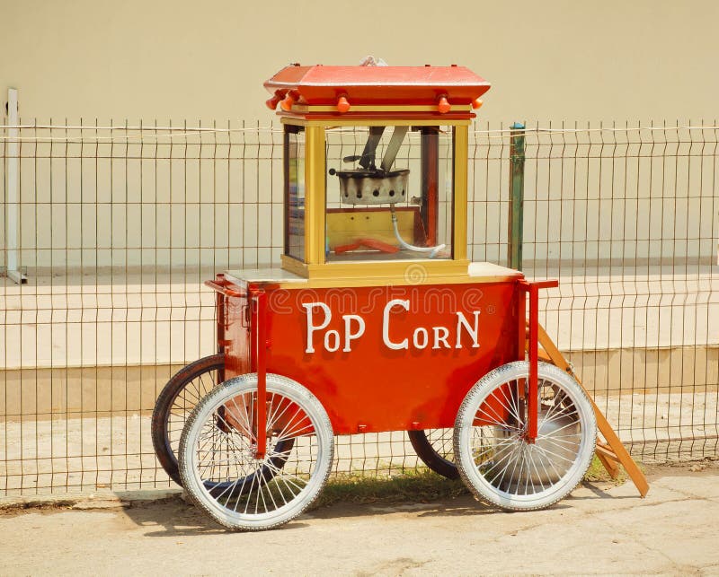 First Popcorn Machine