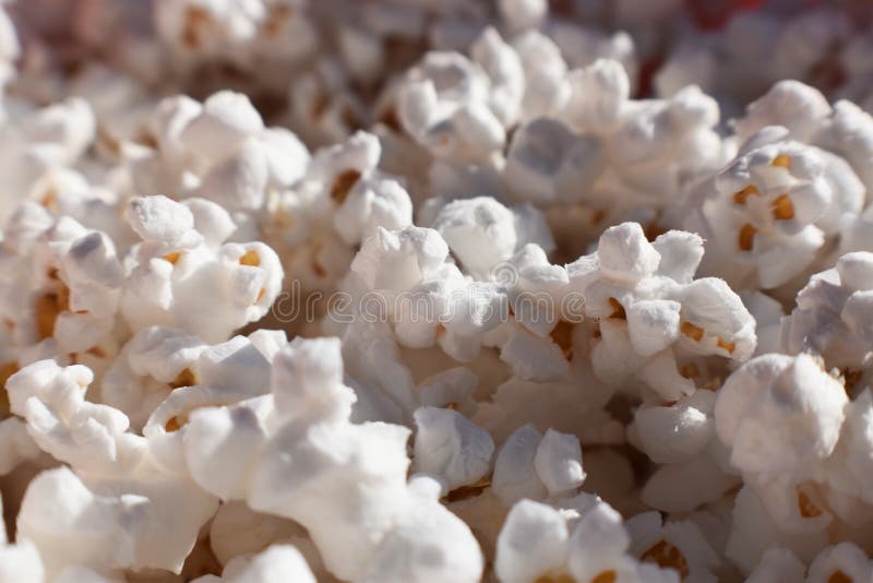 Popcorn Macro Close Up High Quality Stock Image - Image of food, corn ...